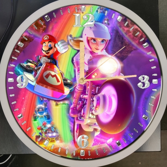 Princess Peach | Wall Decor | Princess Peach Wall Clock | Poshmark